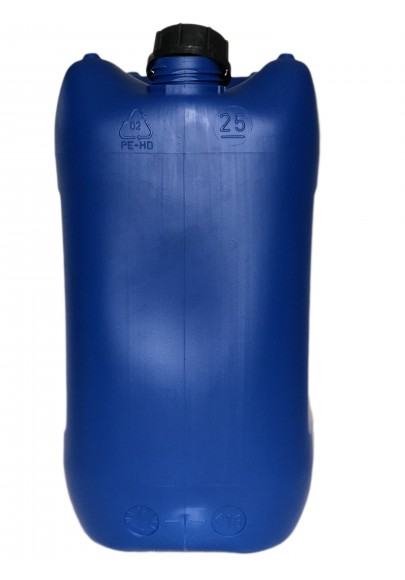 Bidon bleu 25L 1100 gr UN - bouchon noir