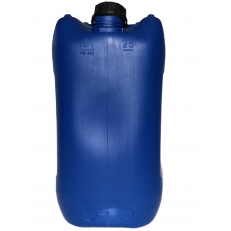 Bidon bleu 25L 1100 gr UN - bouchon noir